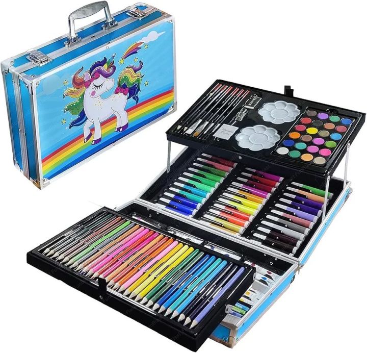 Artist Set Unicorn Color Box With Multiple Coloring Kit Professional ...