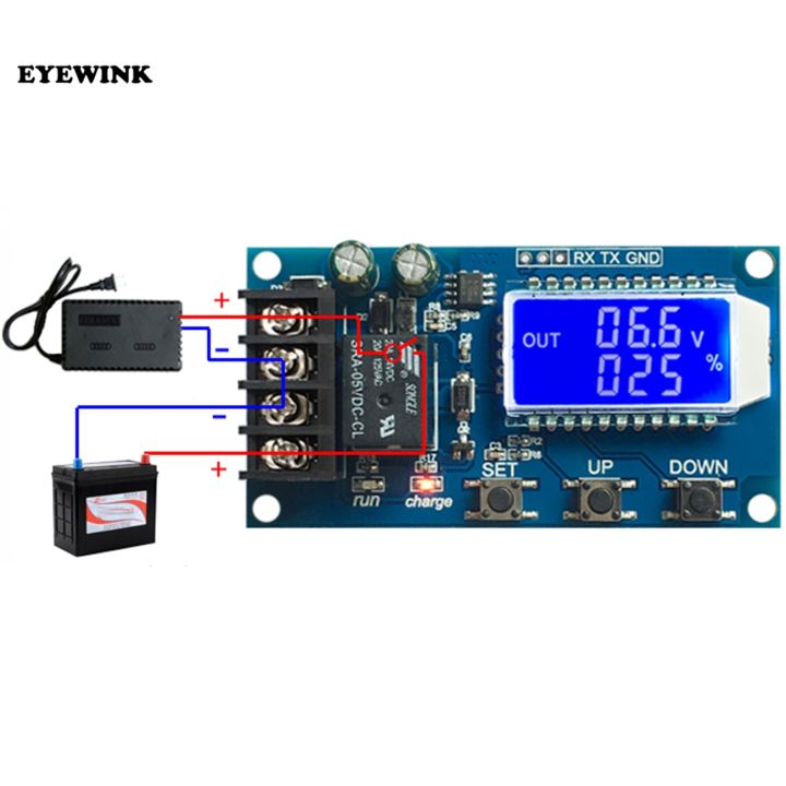 10A 6-60V Battery Charger Control Module Overcharge Protection Control ...