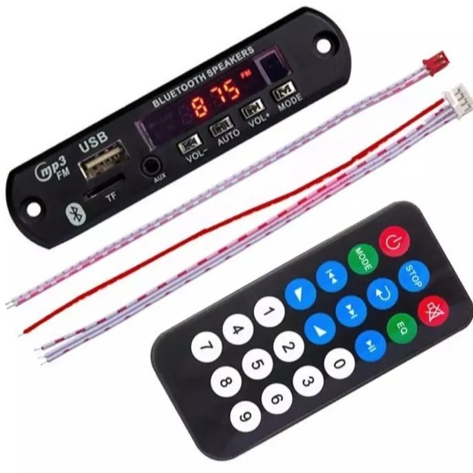 Bluetooth MP3 FM Decoder Module 5V 1A USB TF Audio Player Module with ...