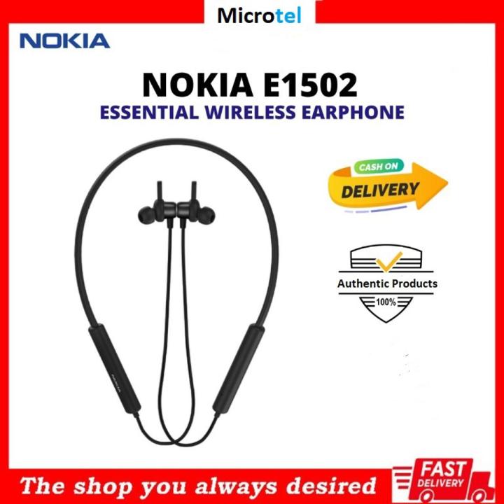 Nokia E1502 Essential Wireless Earphones Neckband Headphone About 14 Hours Working Earphone ...
