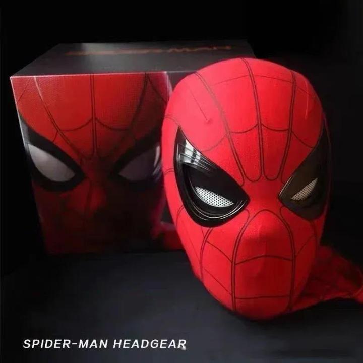 【2025 NEW】 Electronic Spider Man Mascara Spiderman Headgear Cosplay ...