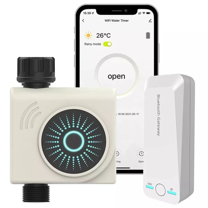 Remote Controlled via Smartphone Water Timer Bluetooth and Wifi Garden ...