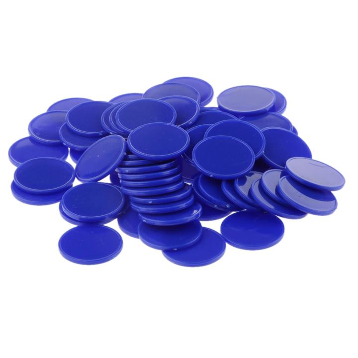 【Trick or Treat Alliance Mall】100x 25 Plastic Poker Chips Bingo Markers ...
