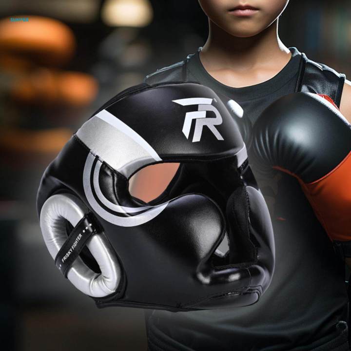 Boxing Headgear Forehead and Ear Protection Full Face Protection ...