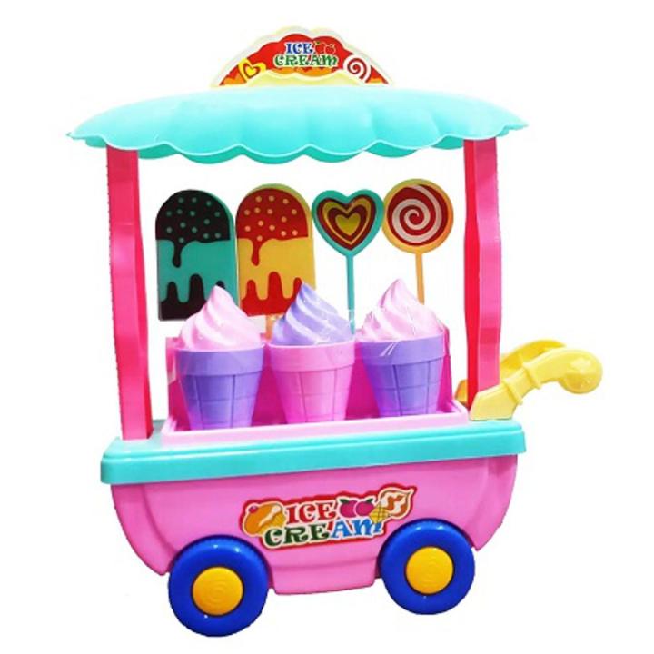 Ice Cream Candy Car Toy Play Set for Kids (26 x 22cm) | Daraz.com.bd