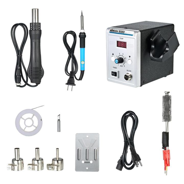 KOGEEK 858D 700W Soldering Station LED Digital Solder Iron Desoldering ...