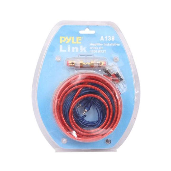 A138 Pyle Link Car Audio System Wire Kit - Red and Blue | Daraz.com.bd
