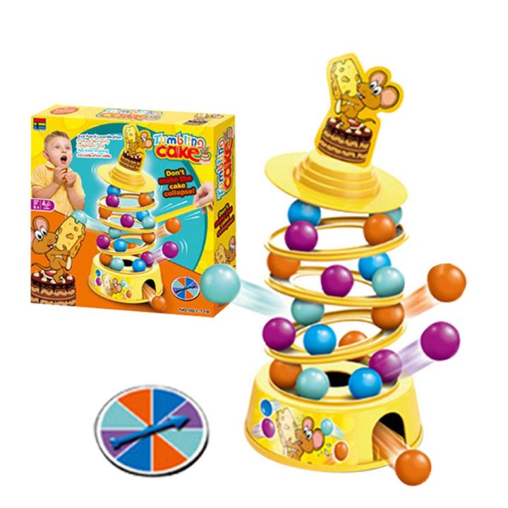 【Happy baby toy store】Tower Stacking Board Game Fine Motor Skill Blocks ...