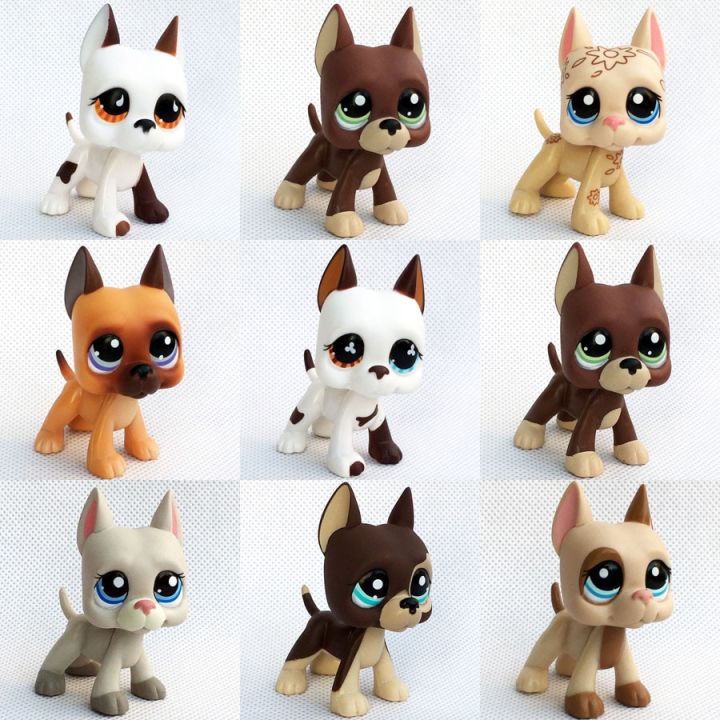 LPS CAT Original Littlest pet shop Bobble head toys great dane dogs ...