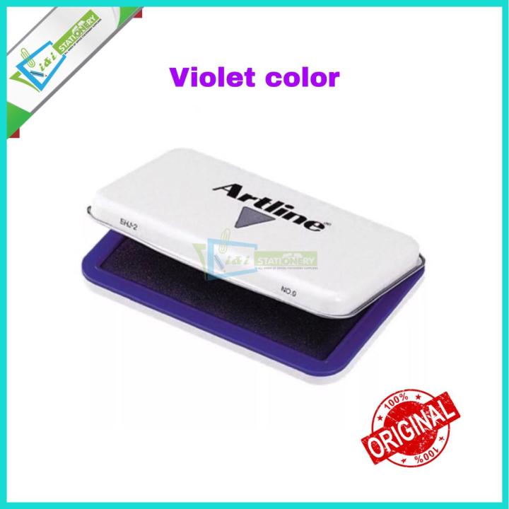 Artline Stamp Pad Metal Body Violet Color 1pcs | Daraz.com.bd
