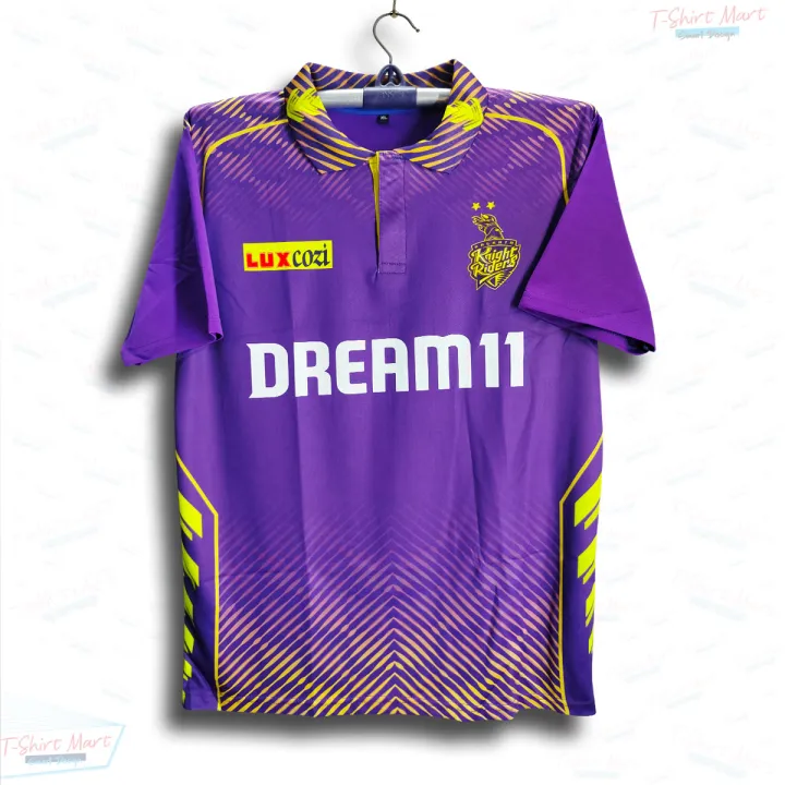 Kolkata Knight Riders Short sleeve Polo Cricket Jersey For Men - KKR ...