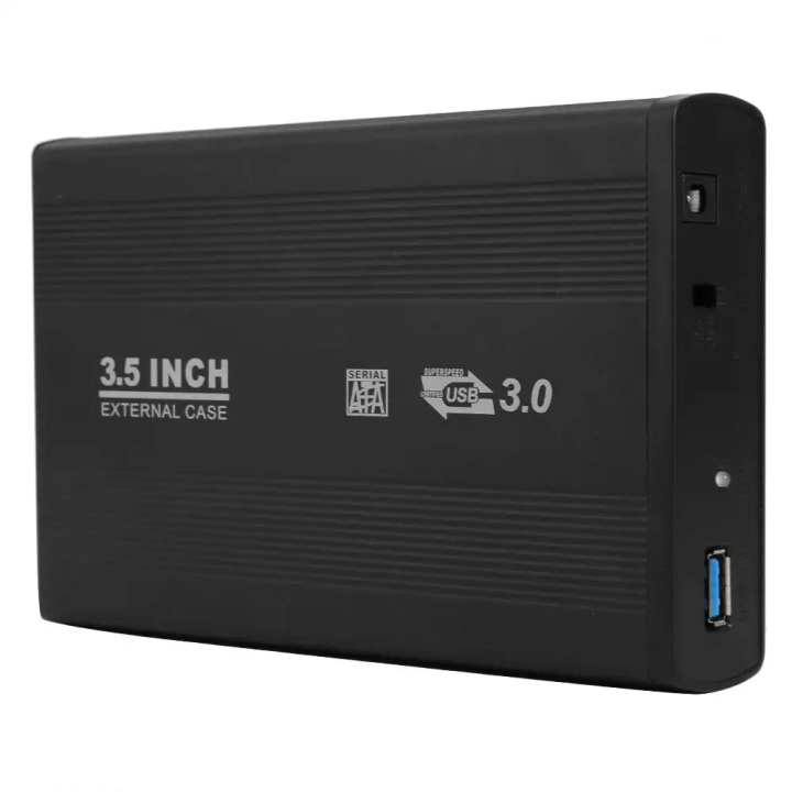 3.5 Inch USB 3.0 SATA External HDD Disk Hard Drive Enclosure Case Type ...