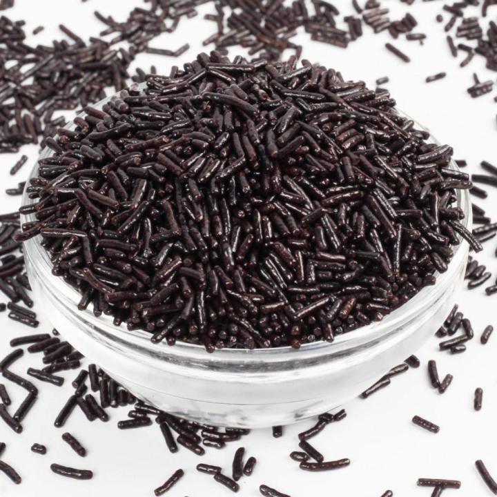 Chocolate Sprinkles for cake decoration -100gm (Dark) | Daraz.com.bd