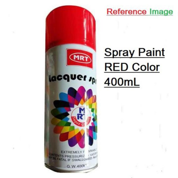 RED Color 400mL Spray Paint Multipurpose Spray Paint RED Color Uses ...