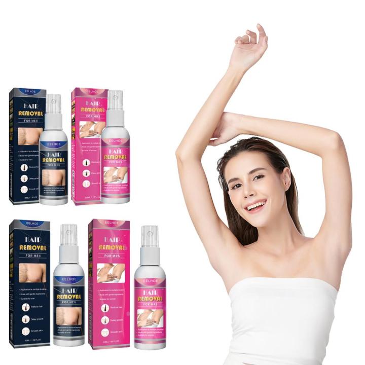 Mild Fast Hair Removal Spray Permanent Painless Inhibitor Skin Smooth ...