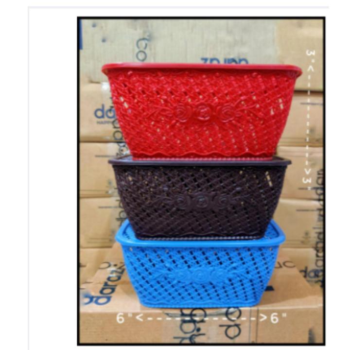 3pis Plastic Mini Busket | Daraz.com.bd