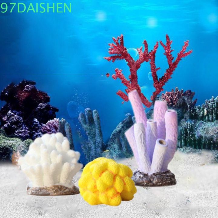 DAISHEN Artificial Coral, Colorful Simulation Fake Reef Rock, Lifelike ...