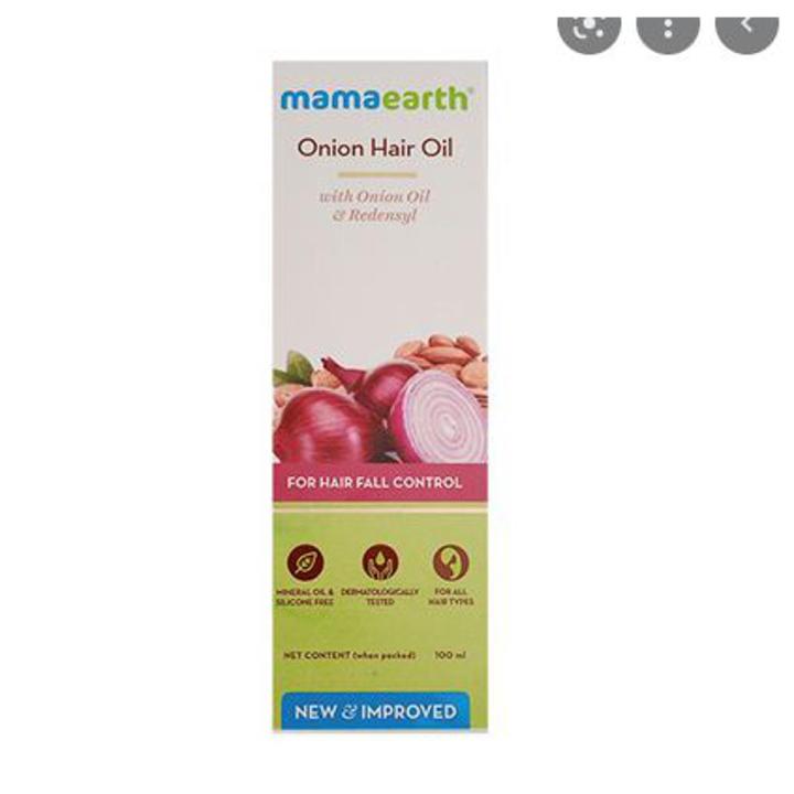 Mamaearth Onion Hair Oil for Hair Growth & Hair Fall Control with Redensyl 100ml | Daraz.com.bd