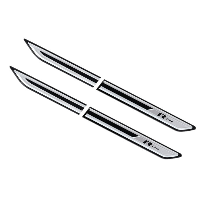 For Passat B8 Chrome Car Side Fender Decoration Sticker Car Fender Trim ...