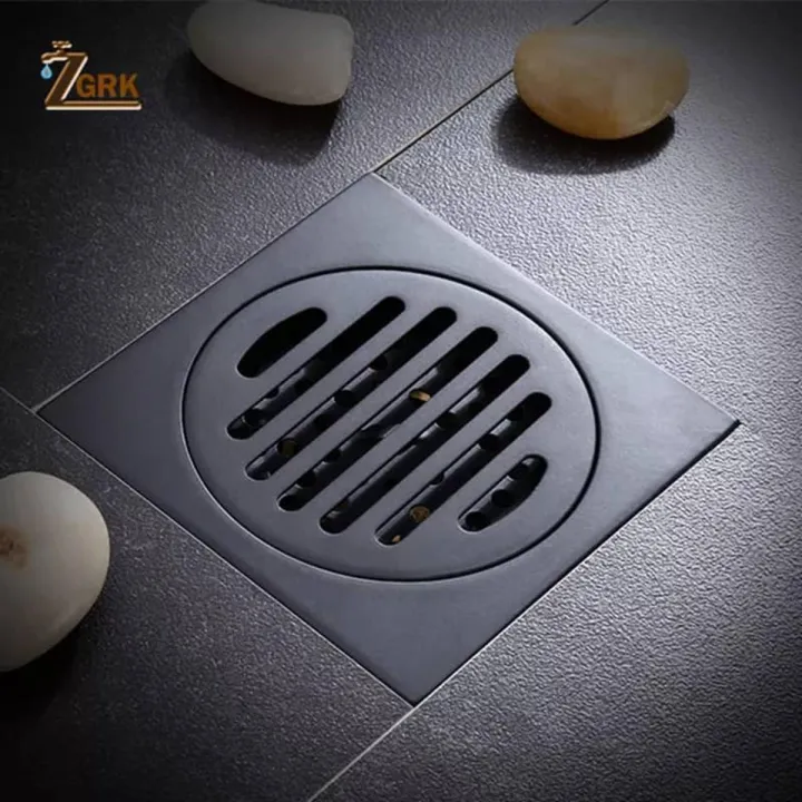 Black Bathroom floor shower drain waste floor drain Anti-odor Bathtub ...
