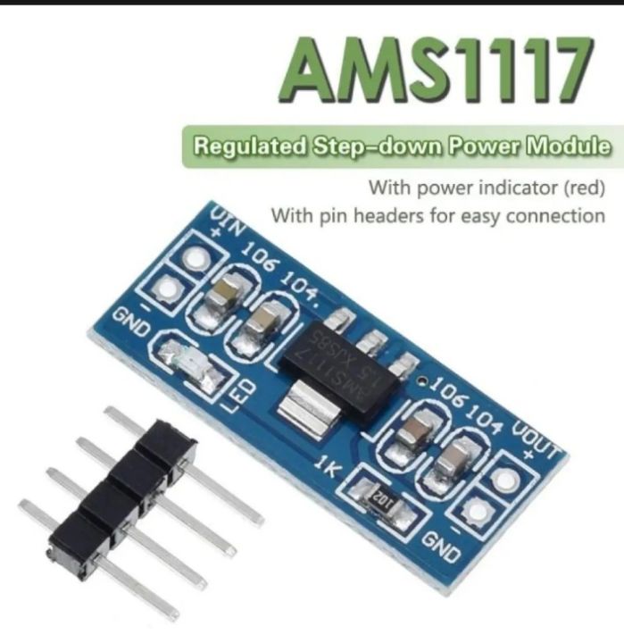AMS1117 1.2v 1.5v 1.8v 2.5v 3.3v 5v Step-down power supply module AMS1117-5.0v | Daraz.com.bd
