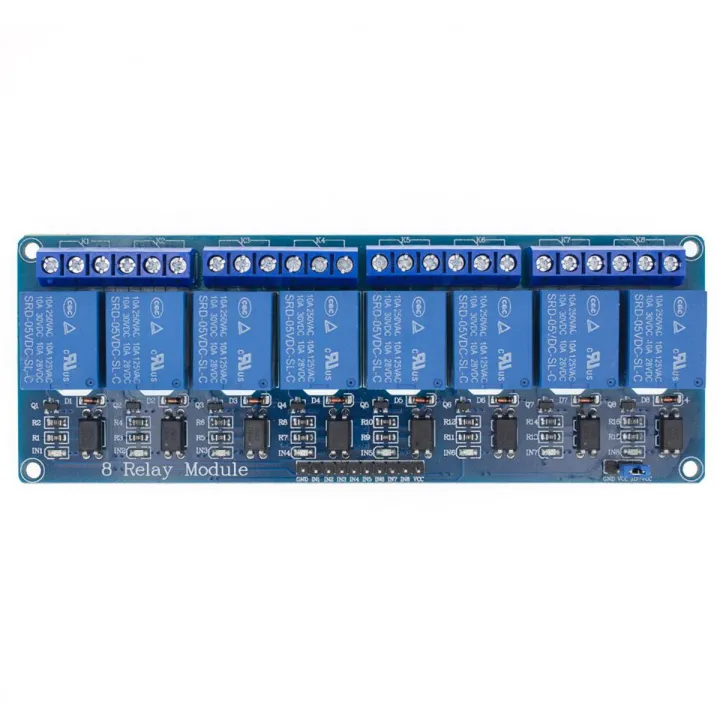 【happy one】8 Channel Relay module with optocoupler. Relay Output 8 way ...