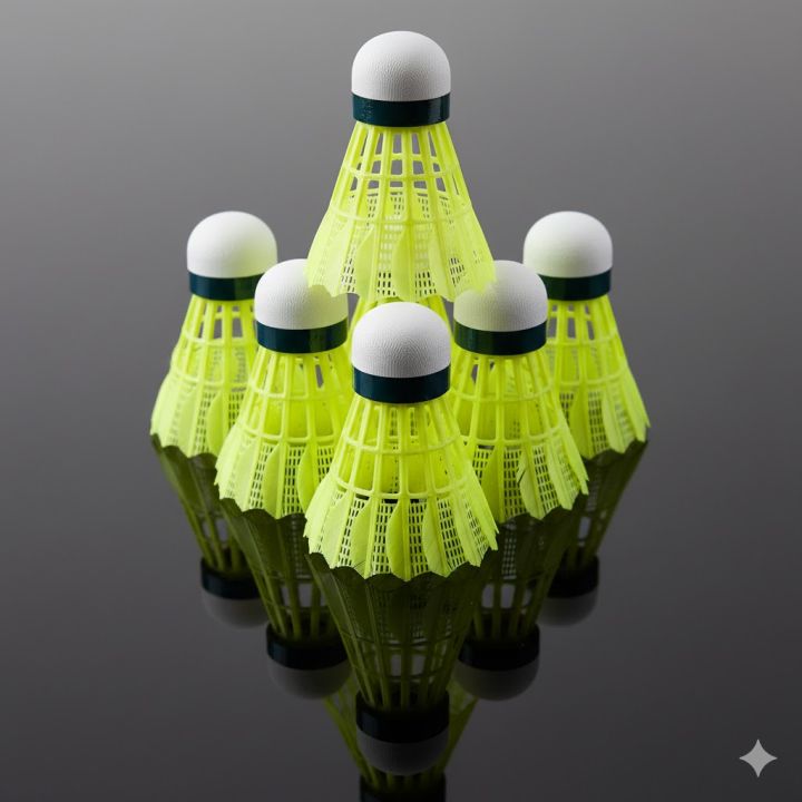 Golden Wing Superior Grade G-39 Badminton Nylon Shuttle Cock Racket ...
