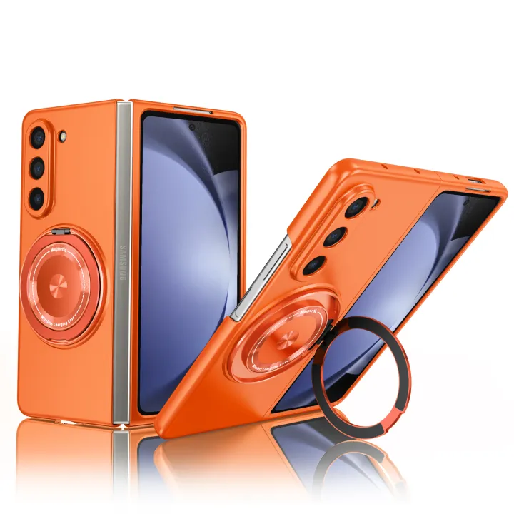 HODON 360 Degree Rotating Magnetic Stand Phone Case for Samsung Z Fold ...