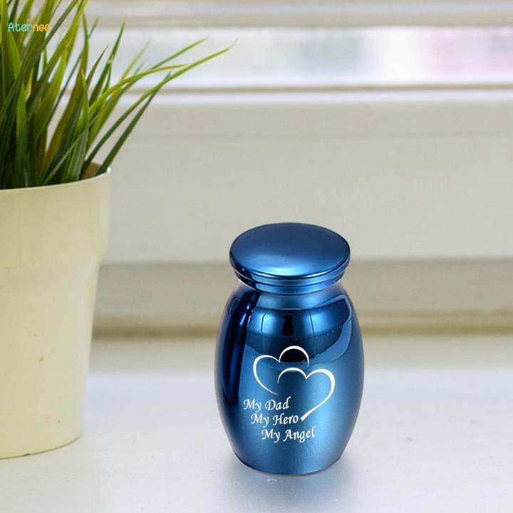 Metal Urn Dog Cat Keeping Precious Memories Portable Premium Urn ...