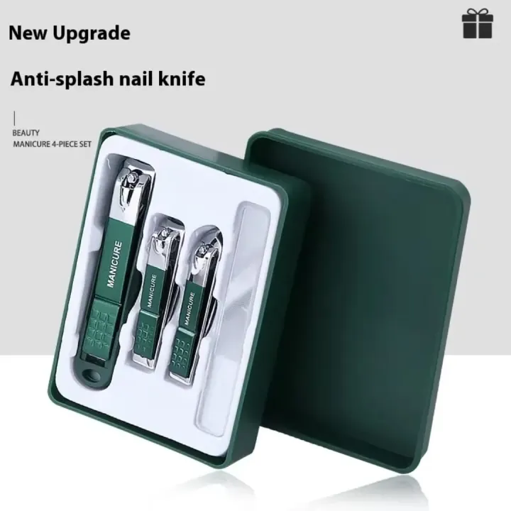 All In One Nail Cutter Box – 4 Set Nail Clippers | Daraz.com.bd
