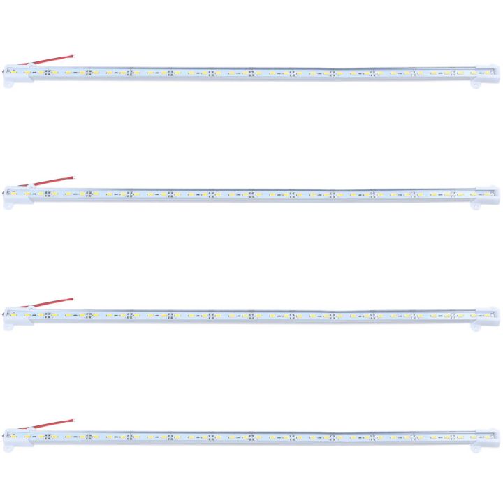 EITGZWAS 4X 50CM 12V 36 LED 5050 SMD Hard Strip Bar Light Aluminum ...