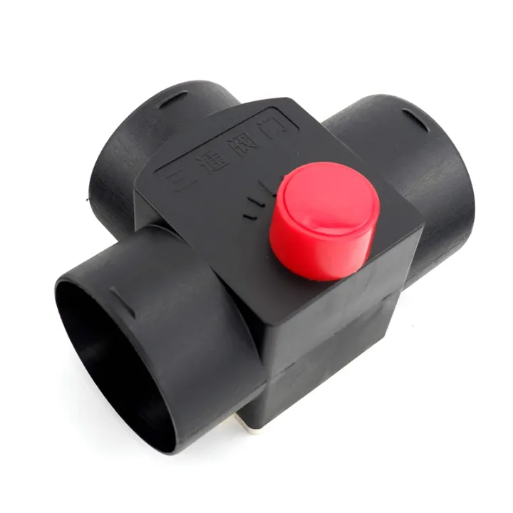75MM Valve Flap Adjustable Air Heater Vent Ducting T Branch Splitter ...