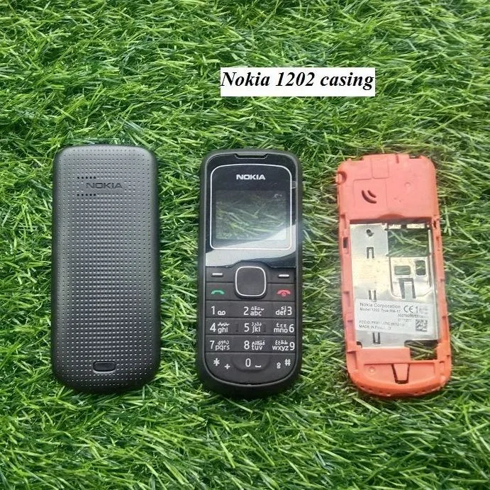 Replacement Nokia 1202 full body authentic casing with housing | Daraz ...