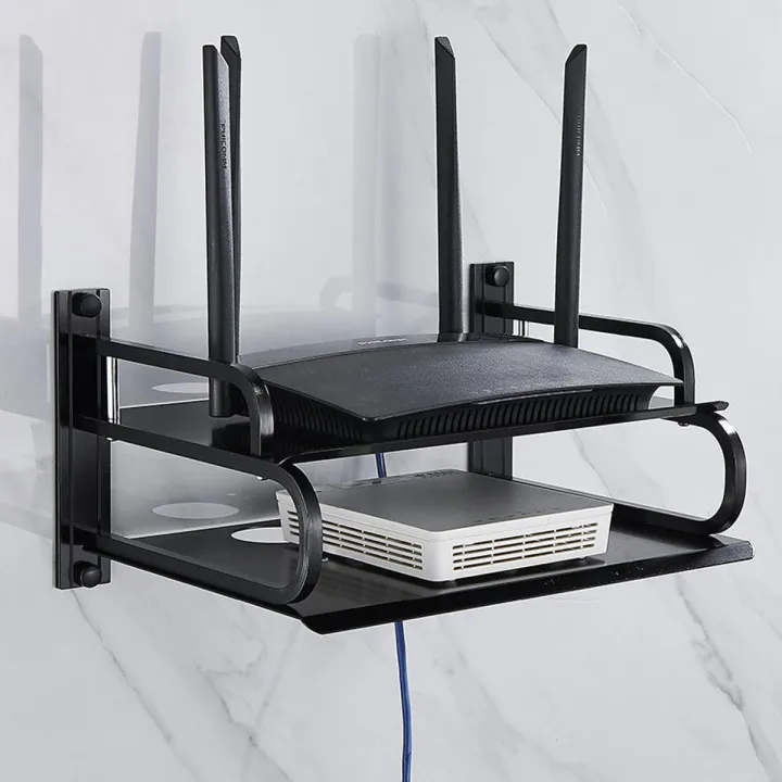 Metal Router Stand Router Storage Box Router Storage Wifi Router ...