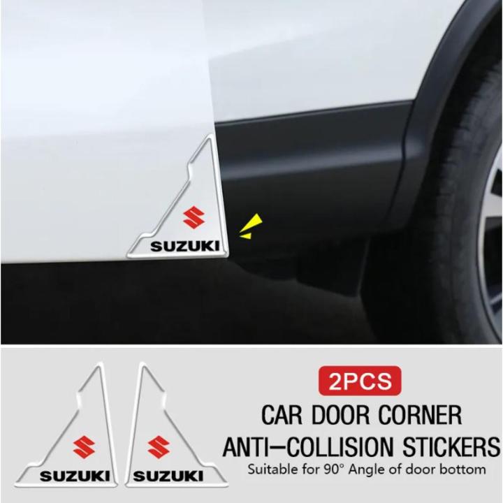 2PCS/Set Car Anti-Scratch Protector Silicone Cover Door Corner For ...