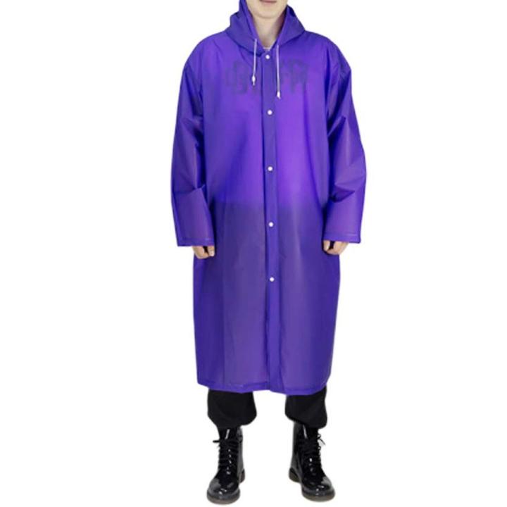100% WaterProof Polyester Rain Coat for man and woman - Blue -Rain Coat ...