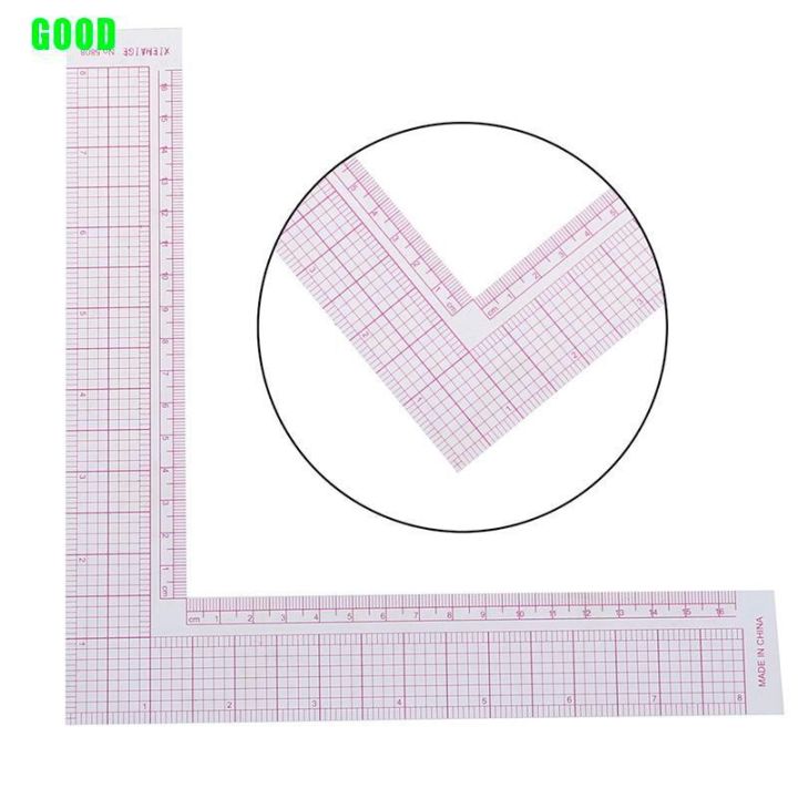 {handicraft}Tailor Drawing Craft Tool L-shape Ruler Sewing Square Curve ...