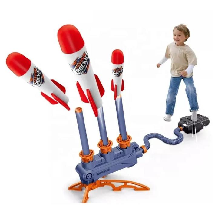 2 In 1 Foam Rocket Launcher for Kids Stomp Rocket Launcher with Foot ...