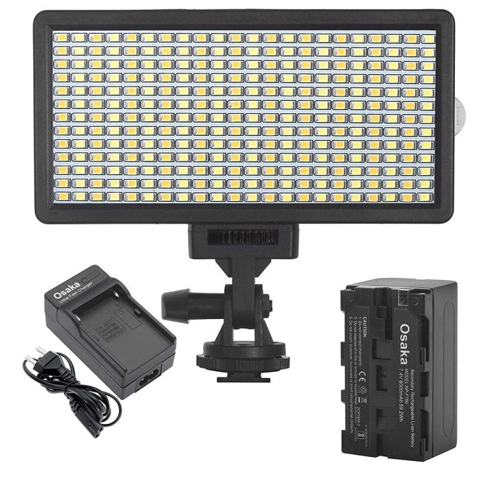 Osaka Bi-Color Dimmable LED Video Light OS-LED-308 Pocket LED Slim for ...