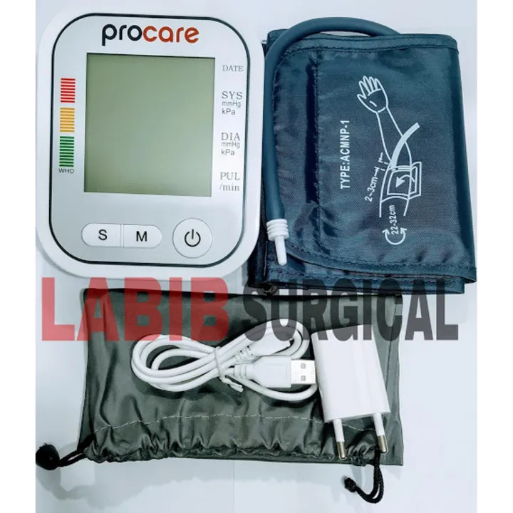 Procare Digital Blood Pressure Machine/ Electronic Blood Pressure ...