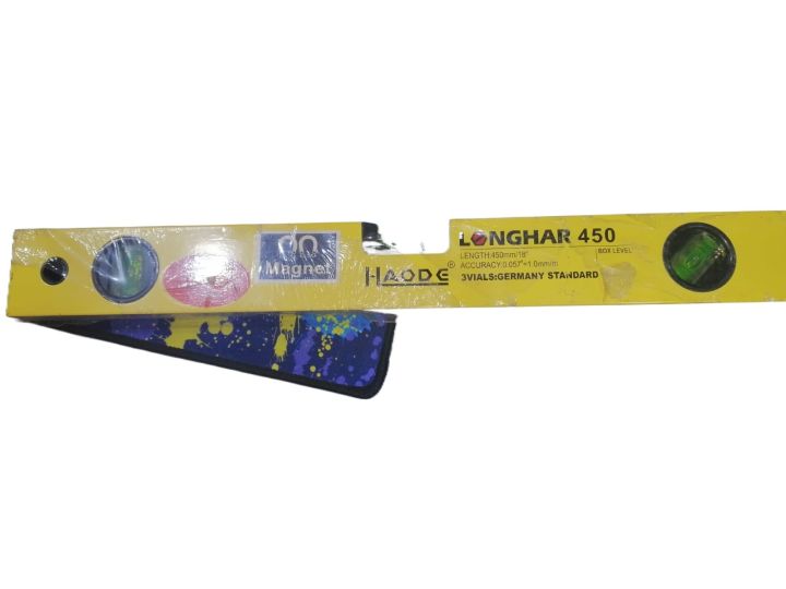 18 Inch Measuring Water Level Ruler High Accuracy Sprit Level Magnetic ...