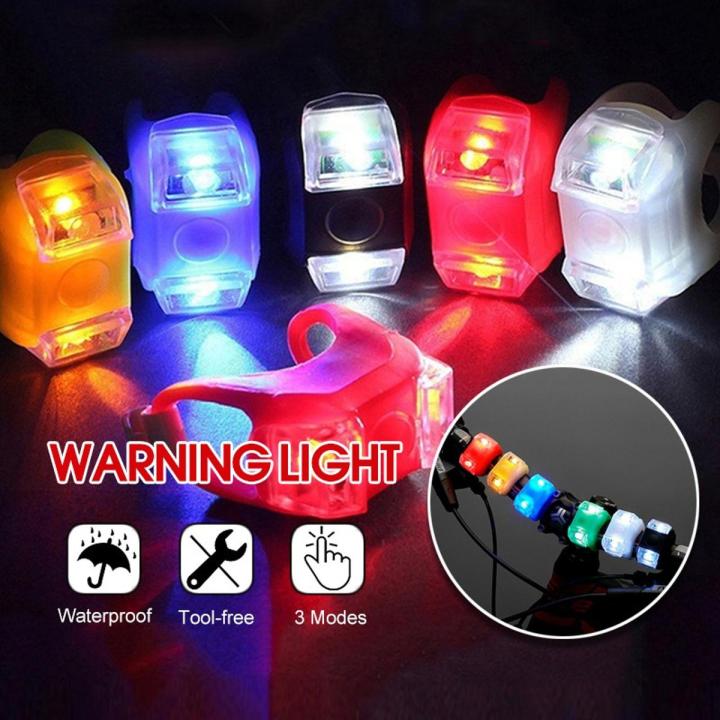2Pc LED Bicycle Safety Light Cycling Bike MTB lampu Lajak (3 Mode) Frog ...