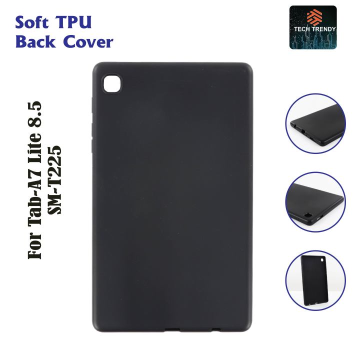 Samsung Galaxy Tab A7 Lite SM-T225/T220 8.7 inches Soft TPU Cover Black ...