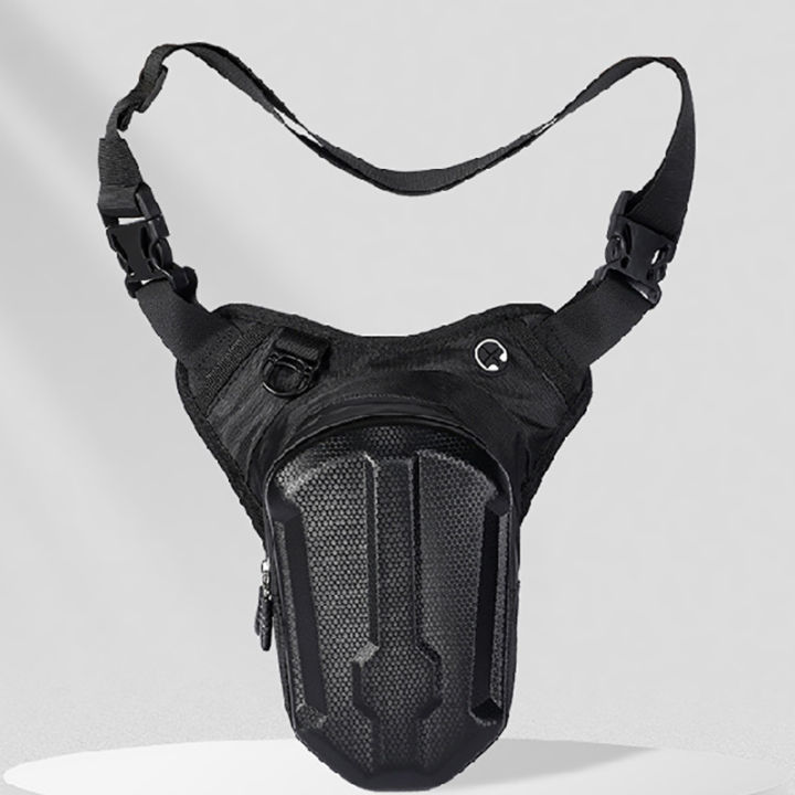 Aumotop Hard Shell Drop Leg Bag Motorcycle Waterproof Waist Pack for ...