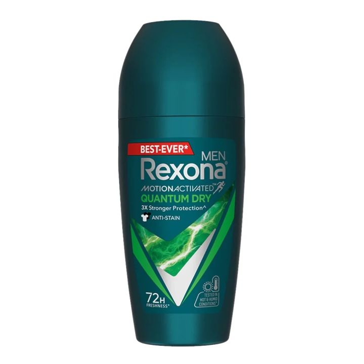 Rexona - Motion Activated Quantum Dry 72h 3x Stronger Protection Roll ...