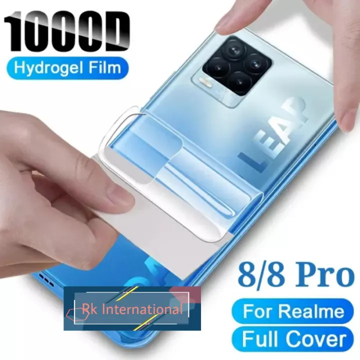 Realme 8 4G / Realme 8 PRO Hydrogel Clear Back Poly Sticker | Daraz.com.bd