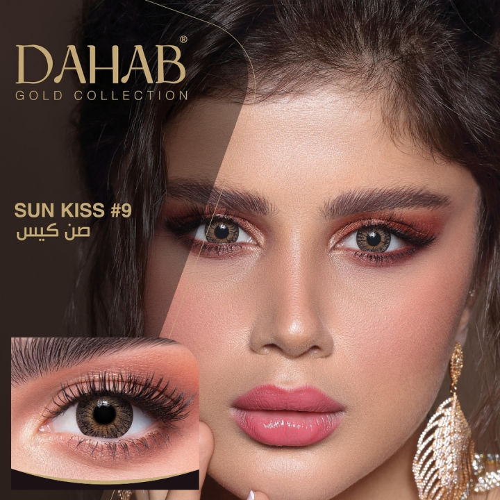 New Dahab Sunkiss Color Contact Lens With Regular Kit Box For Men And ...