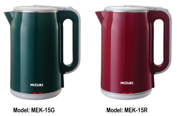 Mizuki Electric Kettle MEK-15 G 15 R 1 Years Warranty | Daraz.com.bd