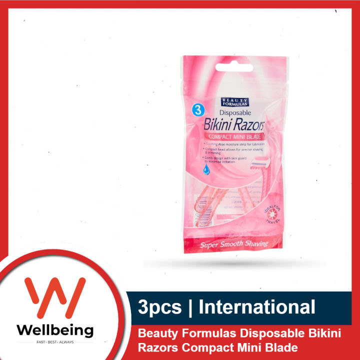 3pcs Razor Beauty Formulas Bikini Razors Compact Mini Blade | Daraz.com.bd
