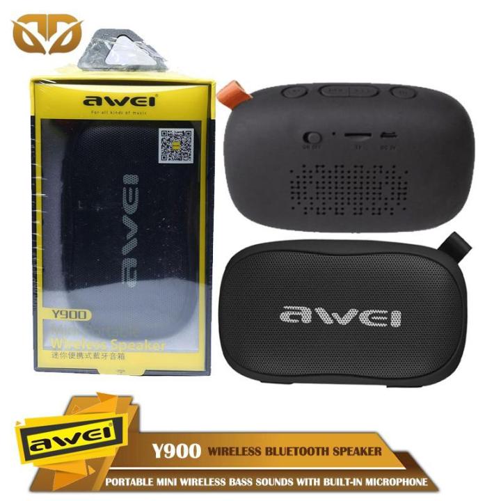 Awei Y900 Bluetooth Speaker Black | Daraz.com.bd